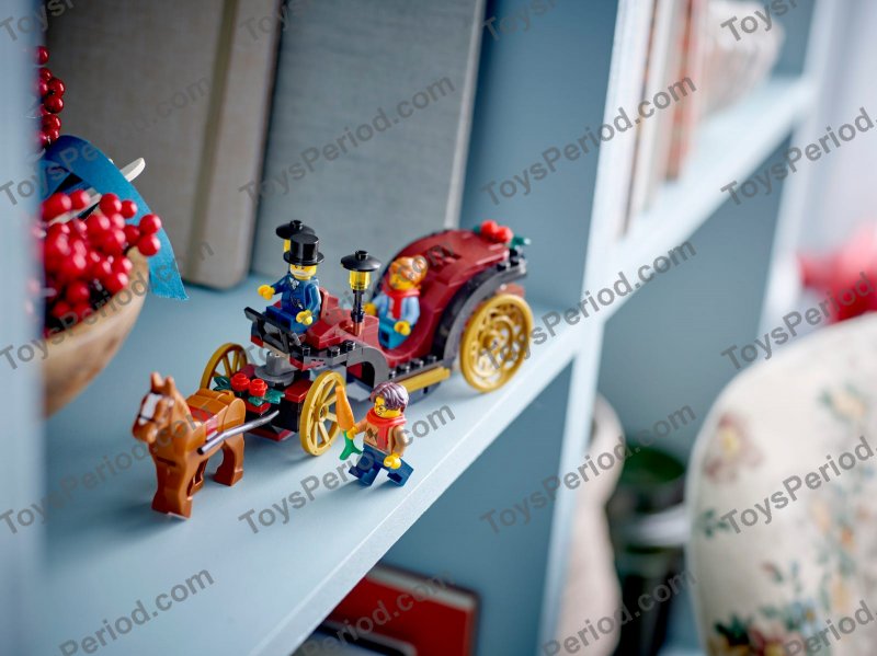 LEGO 40603 Wintertime Carriage Ride Set Parts List
