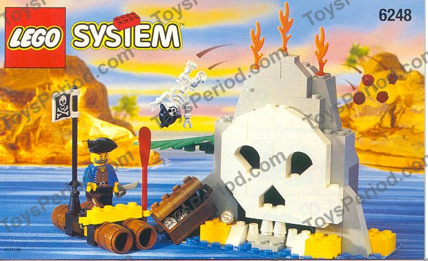 LEGO 6248 Volcano Island Instructions and Parts List