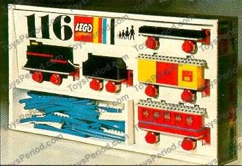 LEGO 116 Starter Train Set with Motor Instructions and Parts List