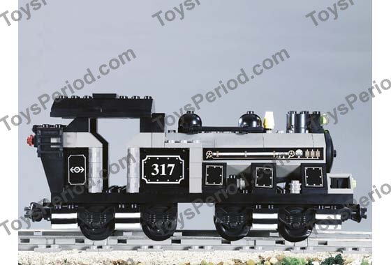 LEGO KT107 Large Train Engine Gray Set Parts List