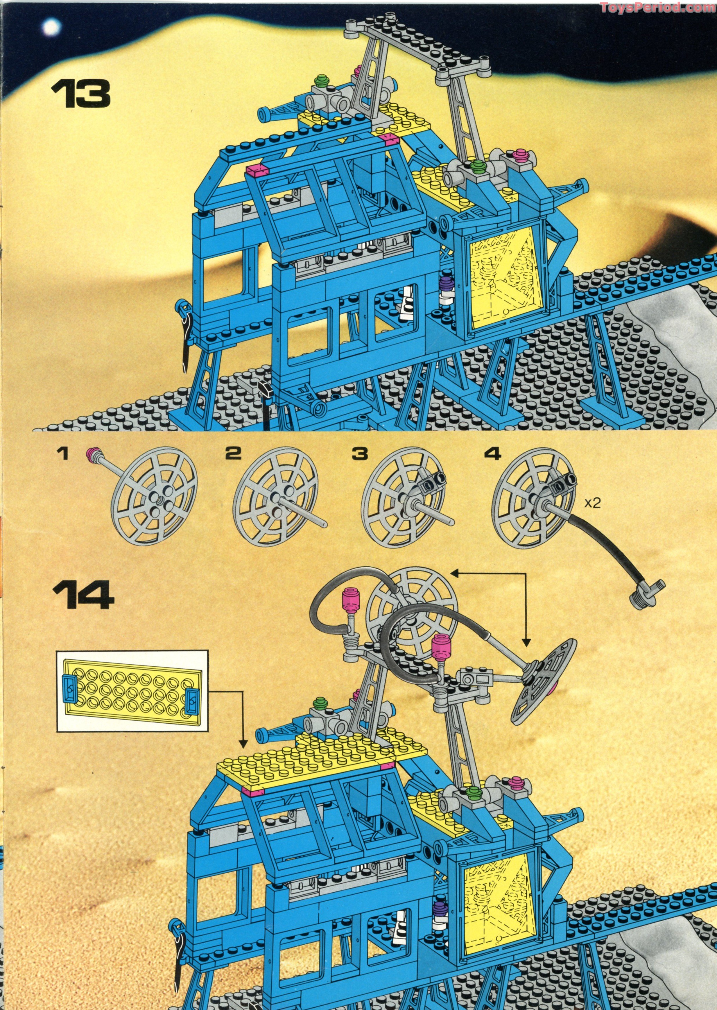 LEGO 6971 Inter-Galactic Command Base Instructions and Parts List