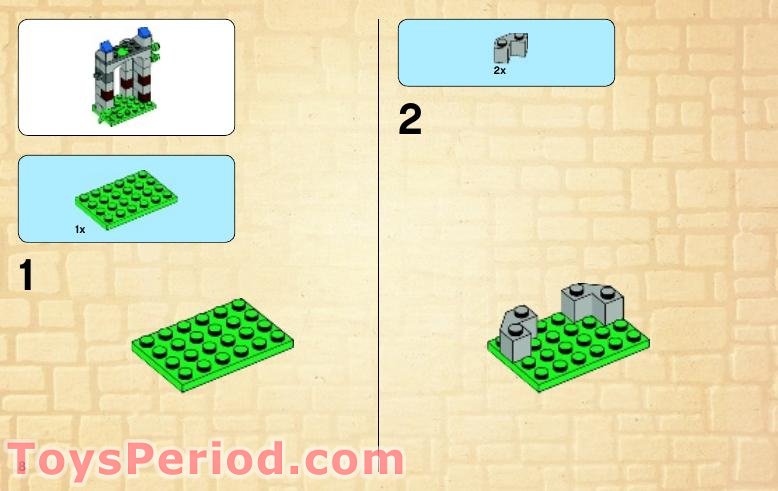 LEGO 70401 Gold Getaway Instructions and Parts List