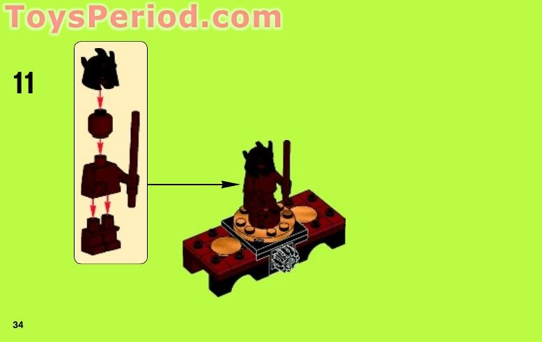 LEGO 79103 Turtle Lair Attack Instructions and Parts List