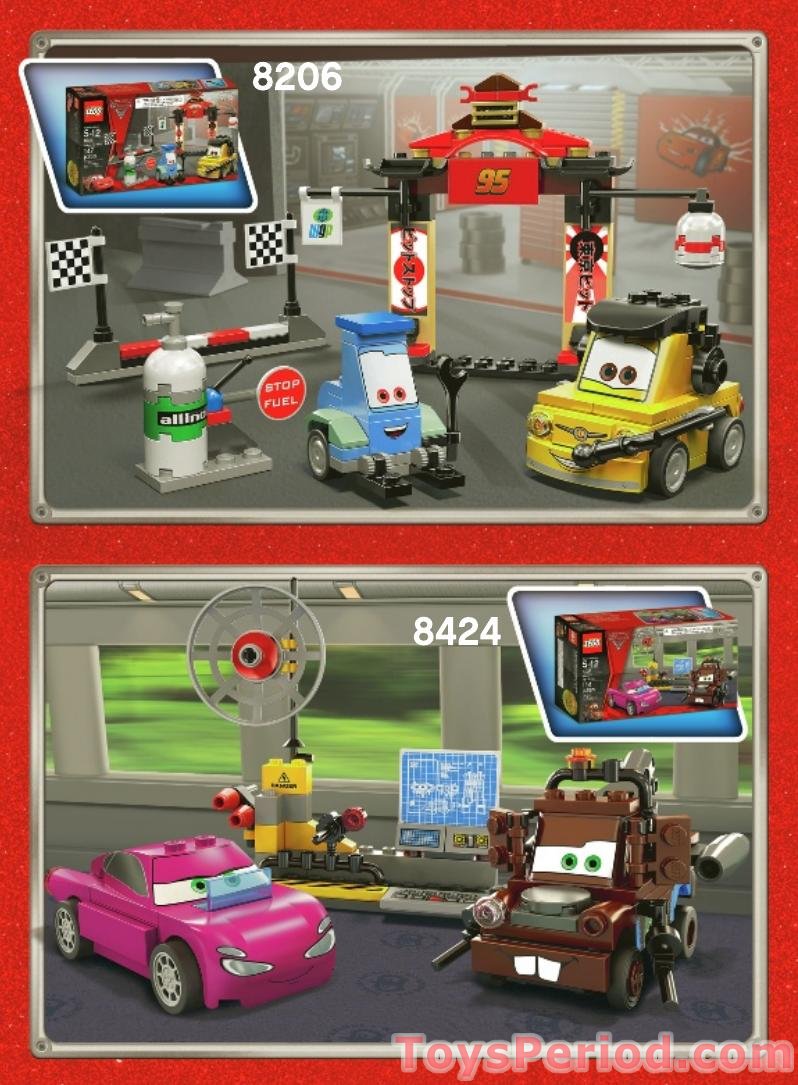 LEGO 8487 Flo's V8 Cafe Instructions and Parts List