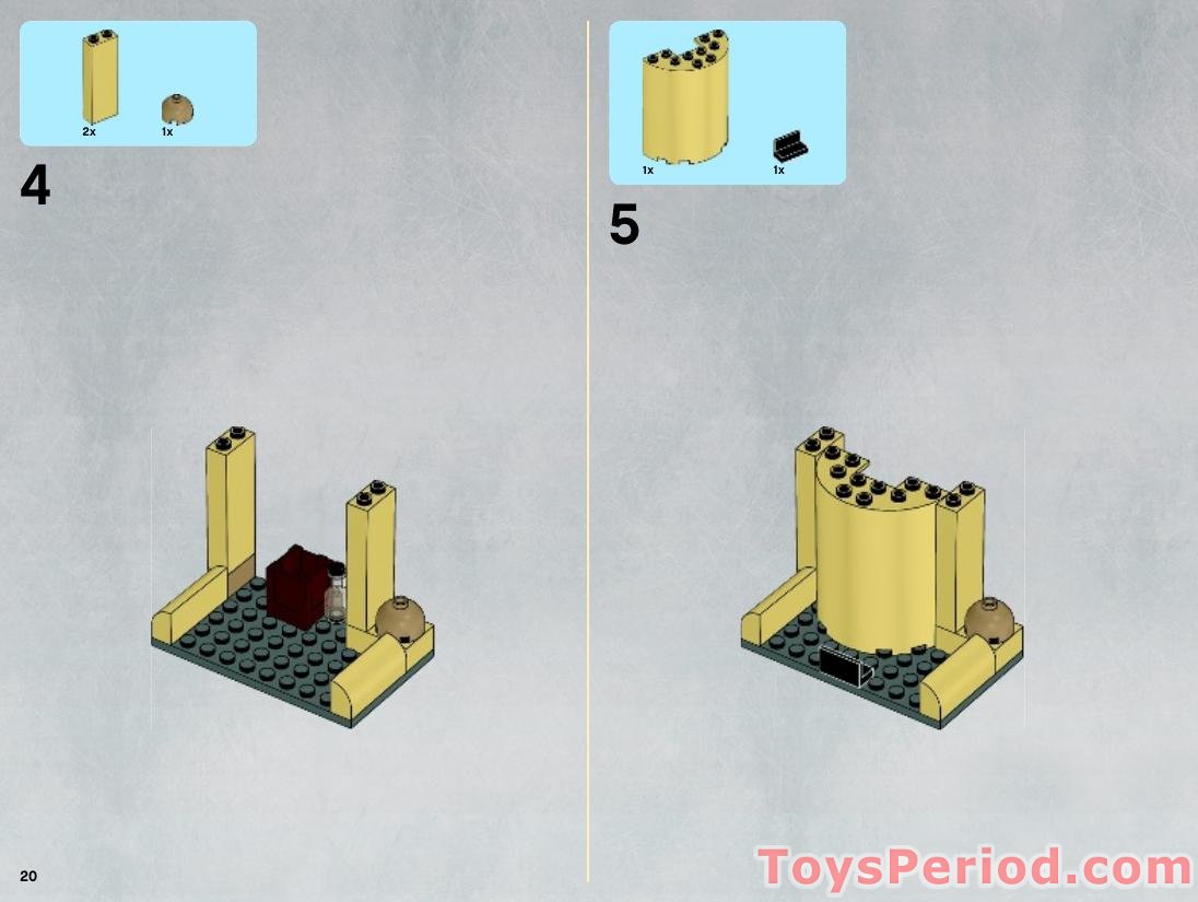 LEGO 9516 Jabba's Palace Instructions and Parts List