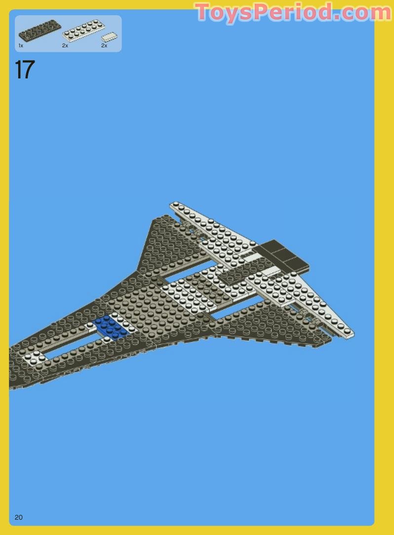 LEGO 10231 Shuttle Expedition Instructions and Parts List