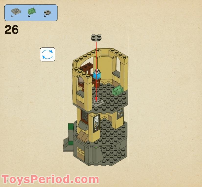 LEGO 4867 Hogwarts Instructions and Parts List