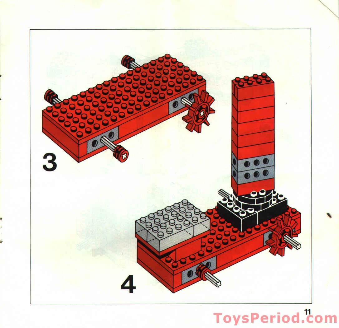 LEGO 810-3 Gear Truck Set Instructions and Parts List