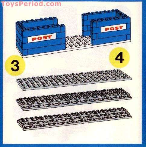 LEGO 113-2 Motorized Train Set Instructions and Parts List