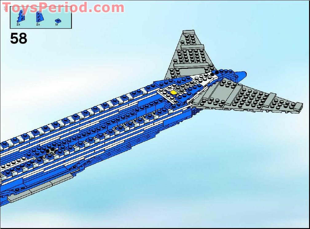 LEGO 10177 Boeing 787 Dreamliner Set Parts Inventory and Instructions ...