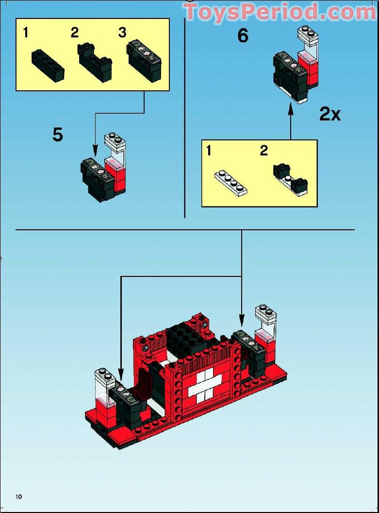 LEGO 10183 Hobby Train Set Instructions and Parts List