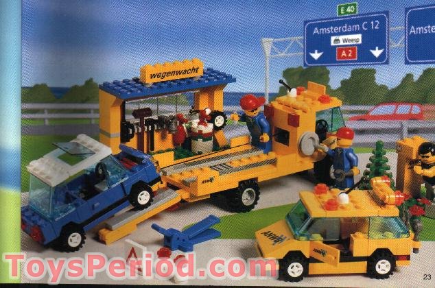 LEGO 2140 ANWB Roadside Assistance Crew Instructions and Parts List