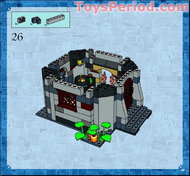 LEGO 4754 Hagrid's Hut (2nd Edition) Instructions and Parts List