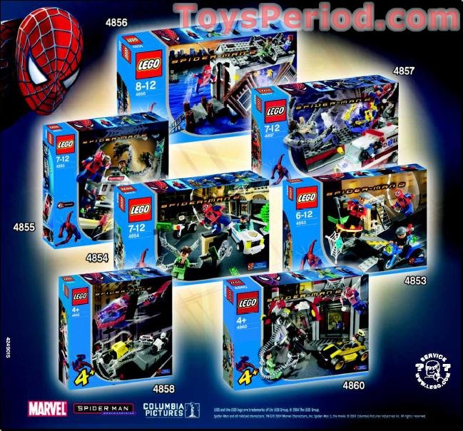 LEGO 4860 Doc Ock's Cafe Attack Instructions and Parts List