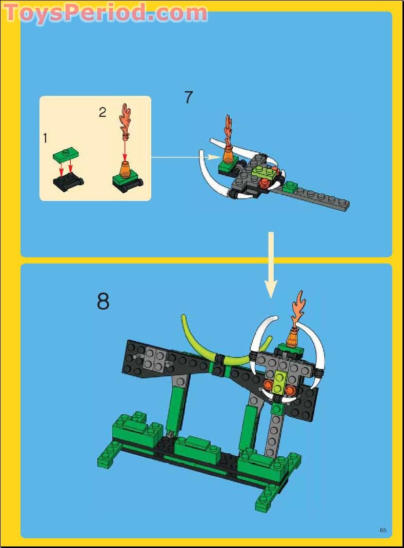 LEGO 4894 Mythical Creatures Instructions and Parts List