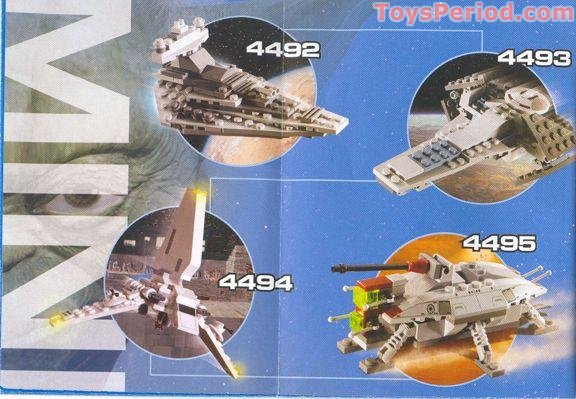 LEGO 4494 Mini Imperial Shuttle Instructions and Parts List