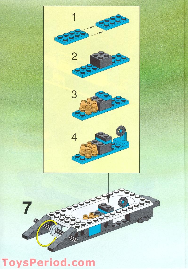 LEGO 6496 Whirling Time Warper Instructions and Parts List