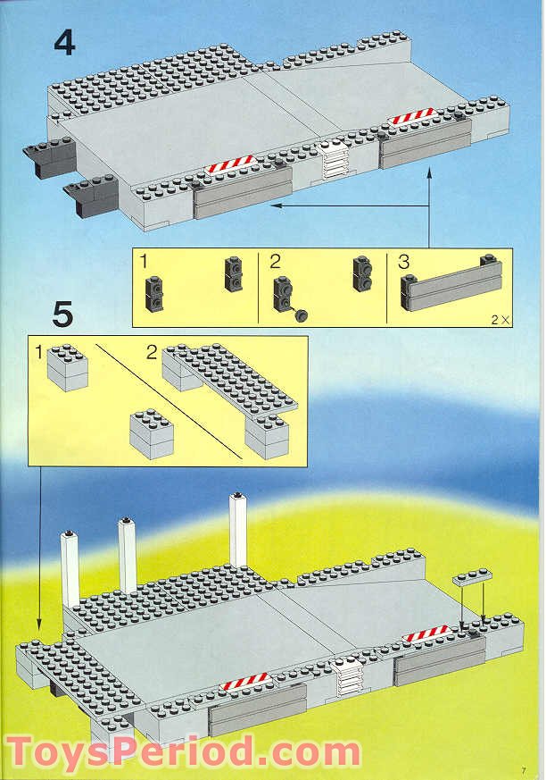 LEGO 6540 Pier Police Instructions and Parts List