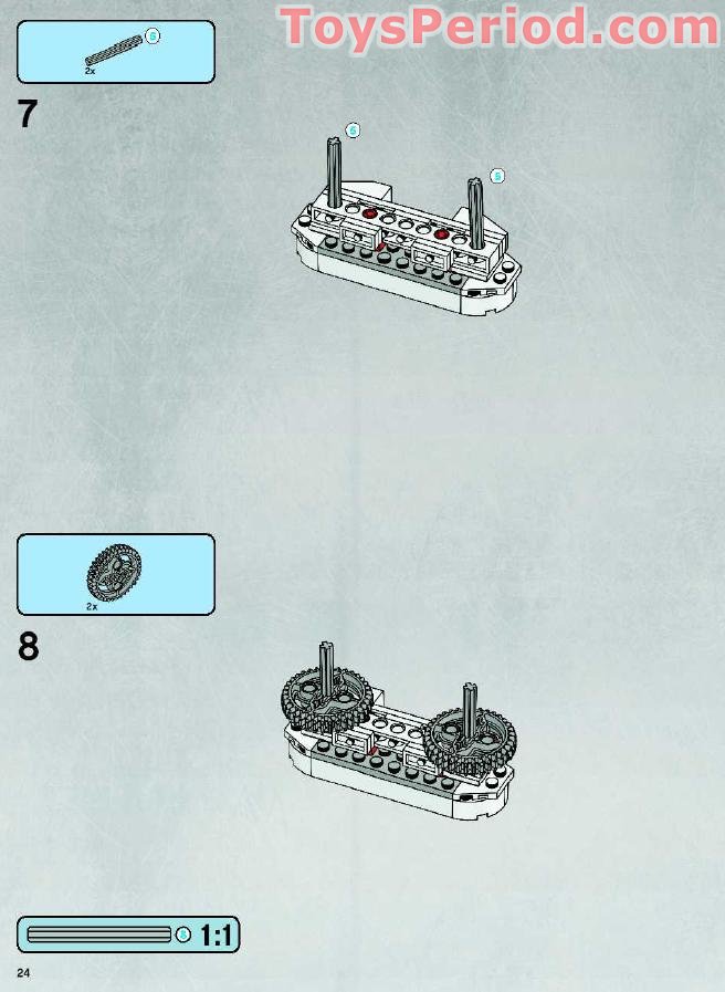 LEGO 7659 Imperial Landing Craft Instructions and Parts List