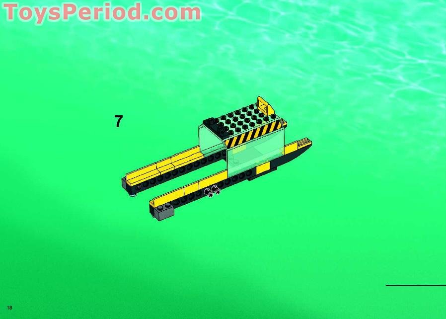 LEGO 7775 Aquabase Invasion Instructions and Parts List