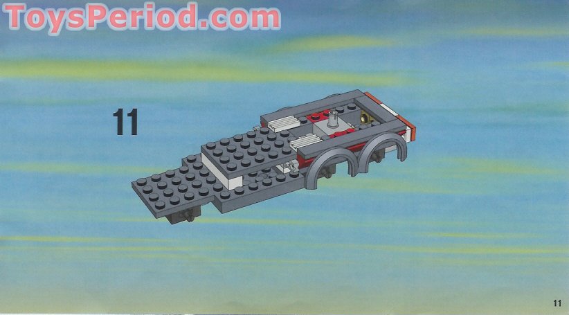 LEGO 7239 Fire Truck Instructions and Parts List