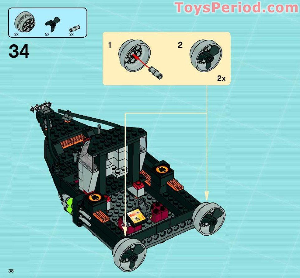 LEGO 8636 Mission 7: Deep Sea Quest Instructions and Parts List