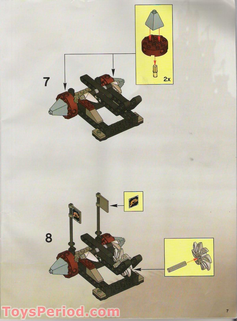 LEGO 8823 Mistlands Tower Instructions and Parts List