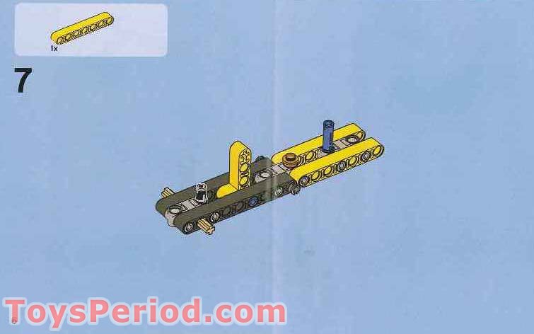 LEGO 8290 Mini Forklift Instructions and Parts List