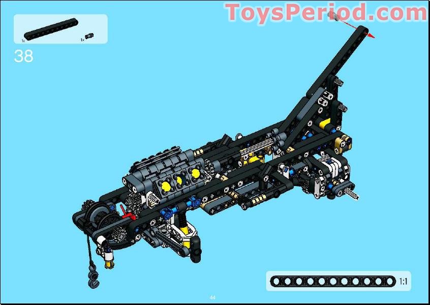 LEGO 8435 4wd Instructions and Parts List