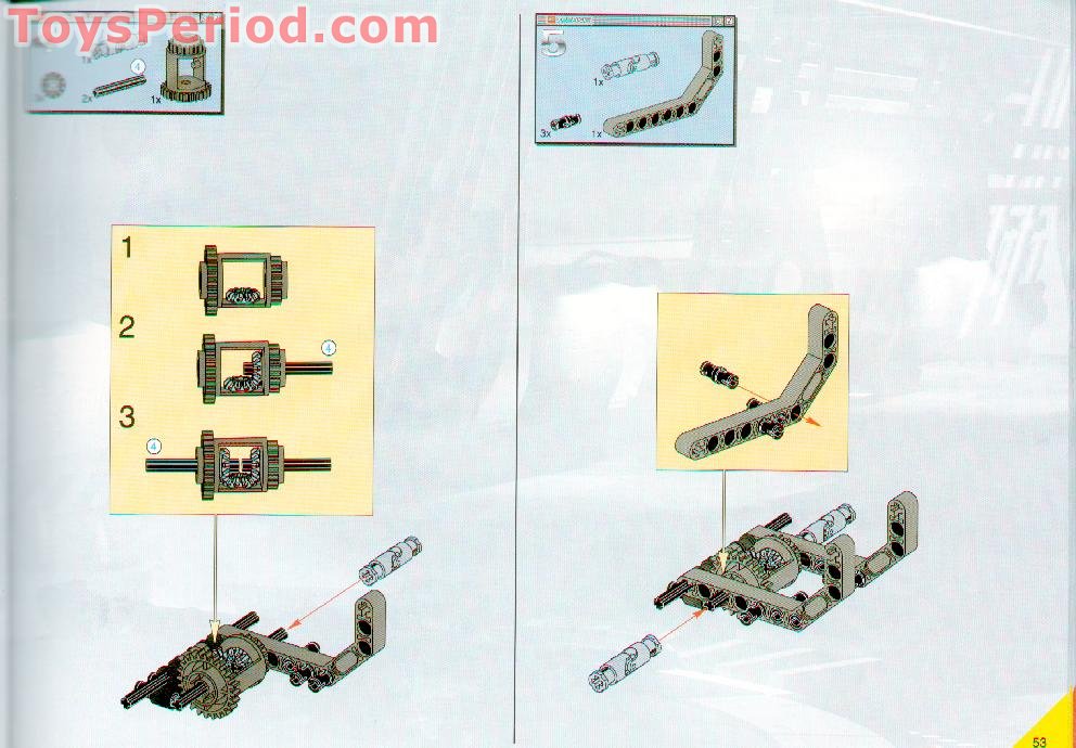 LEGO 8466 4x4 Off Roader Instructions and Parts List