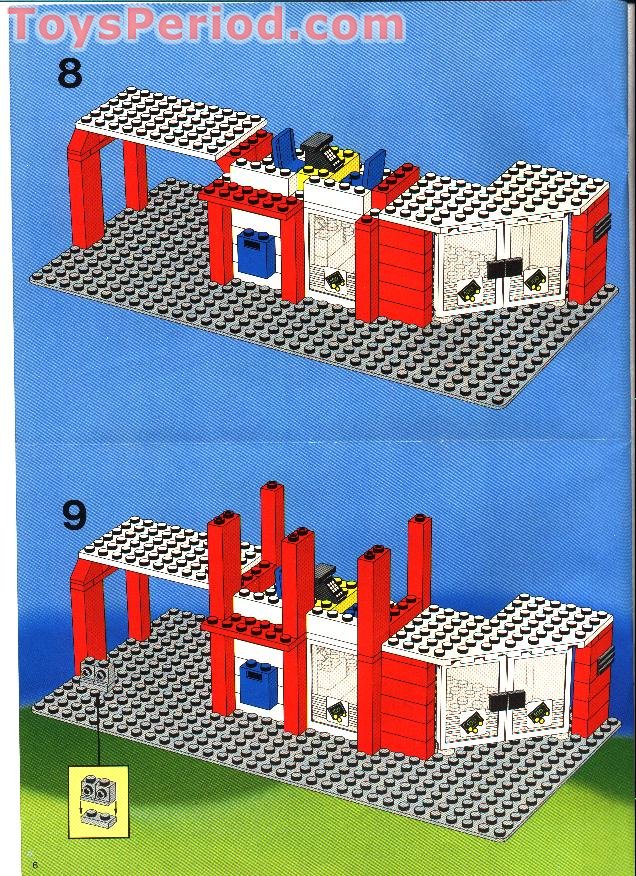 LEGO 1490 Town Bank Instructions, from 1988 | LEGO Reference