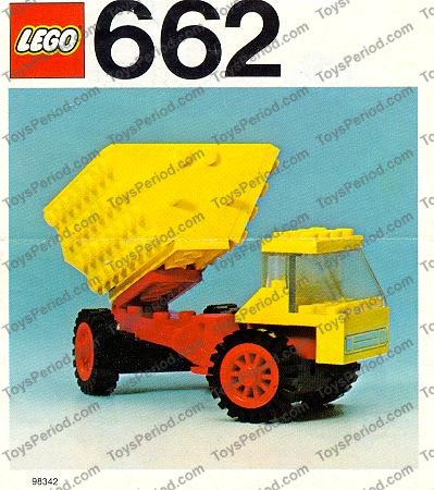 LEGO 662-1 Dumper Lorry Instructions and Parts List