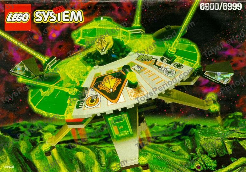 LEGO 6900 Cyber Saucer Instructions and Parts List