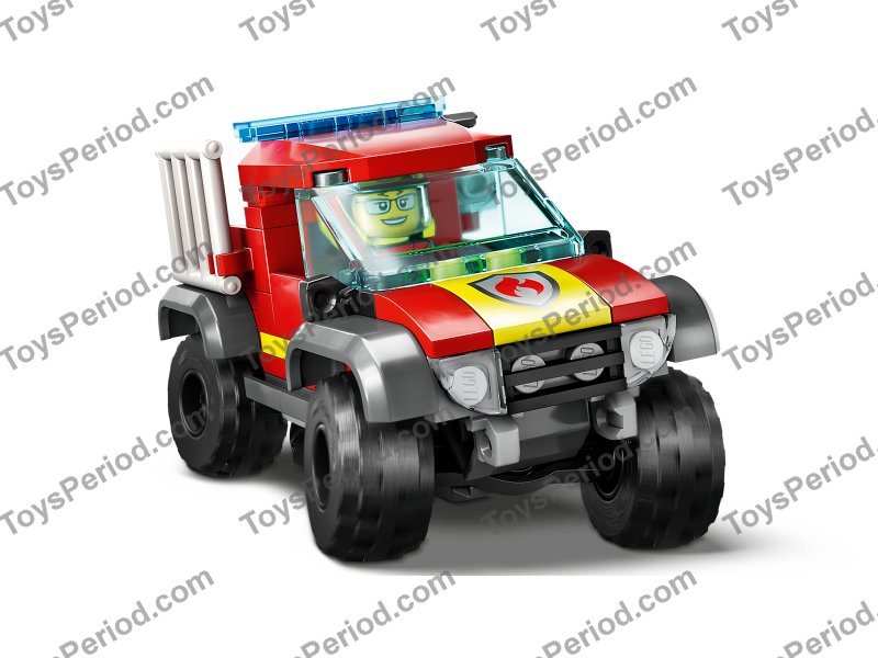 LEGO 60393 4x4 Fire Truck Rescue Set Parts List