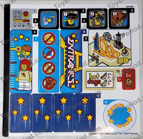 LEGO Sets with Part 10303stk01 Sticker Sheet for Set 10303 - (10084111/ ...