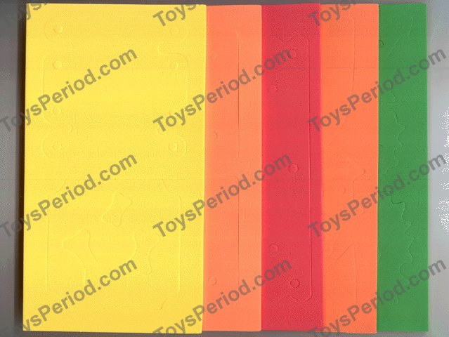 LEGO Sets with Part 22908 Foam for Set 3150, Scala, Unpunched Complete Set