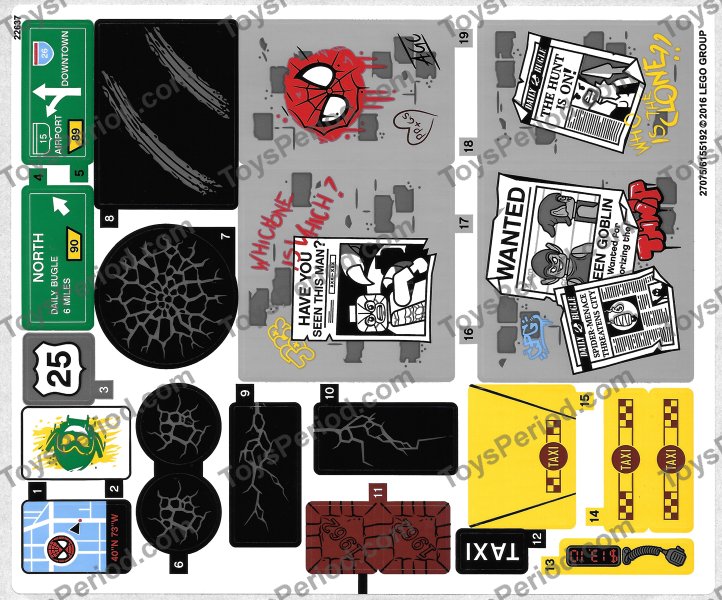 LEGO Sets with Part 76057stk01a Sticker Sheet for Set 76057 ...