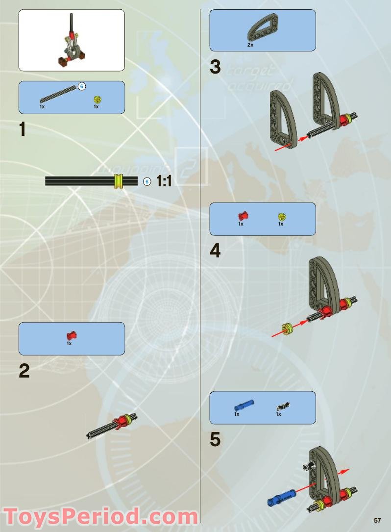 LEGO 8487 Flo's V8 Cafe Instructions and Parts List