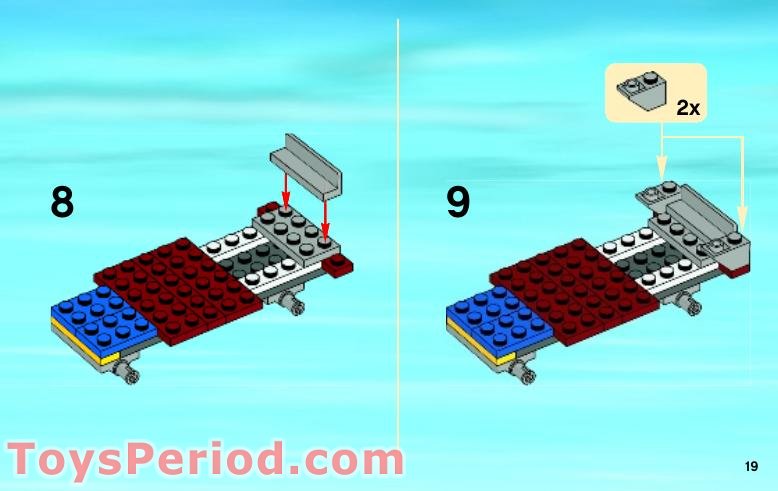 LEGO 4437 Police Pursuit Instructions and Parts List
