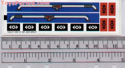 LEGO 2126 Train Cars Instructions and Parts List