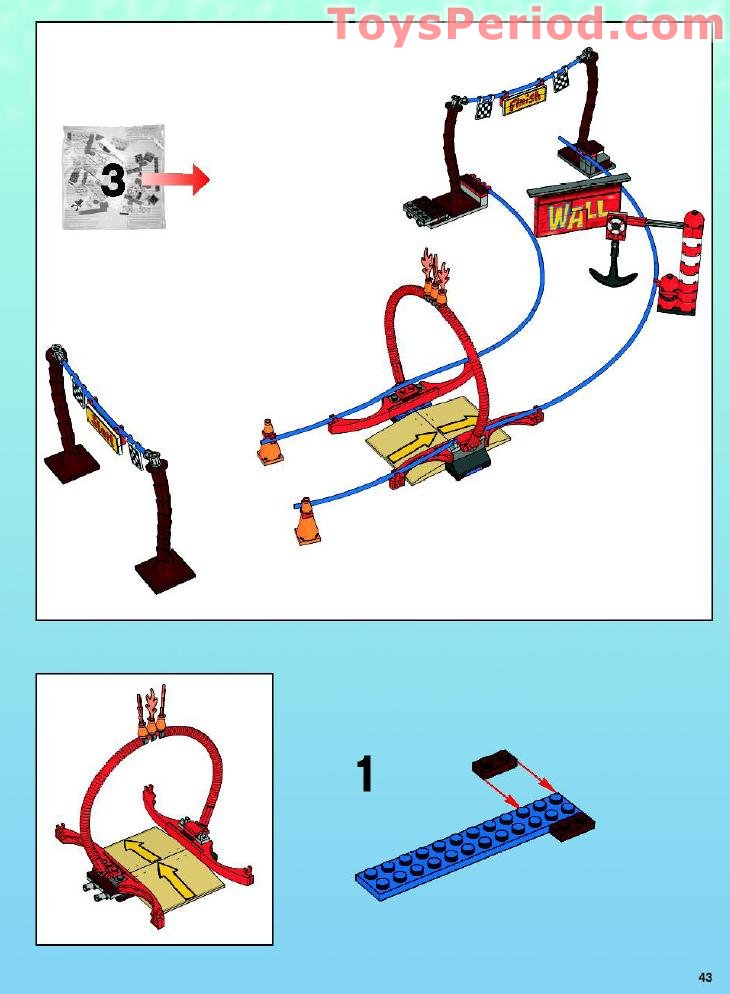 LEGO 4982 Mrs. Puff's Boating School Instructions and Parts List