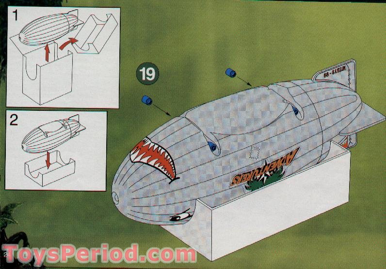 LEGO 5956 Adventurers Expedition Air Balloon Instructions and Parts List
