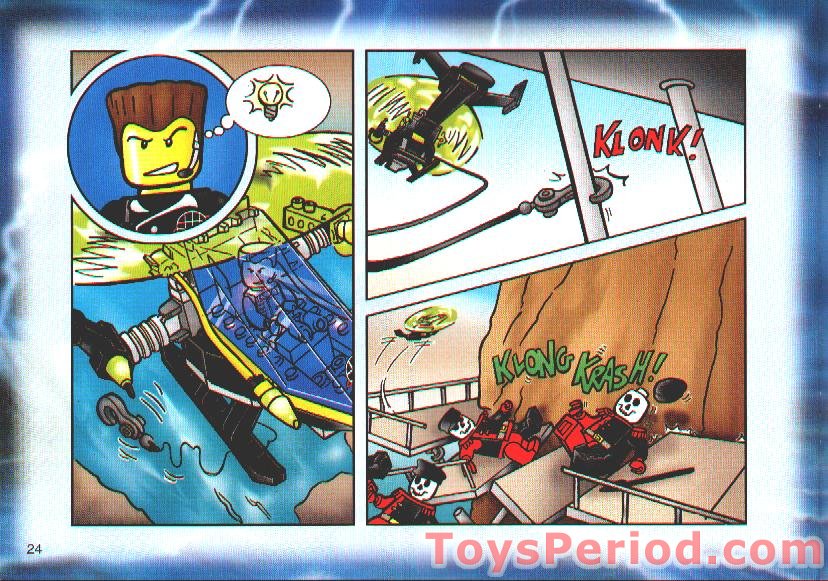 LEGO 6773 Alpha Team Helicopter Instructions and Parts List