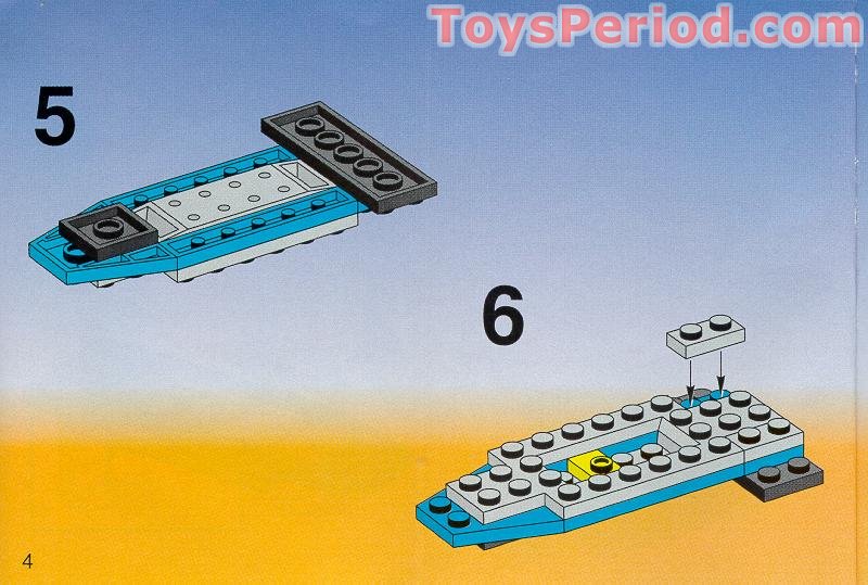 LEGO 6465 Space Port Jet Instructions and Parts List
