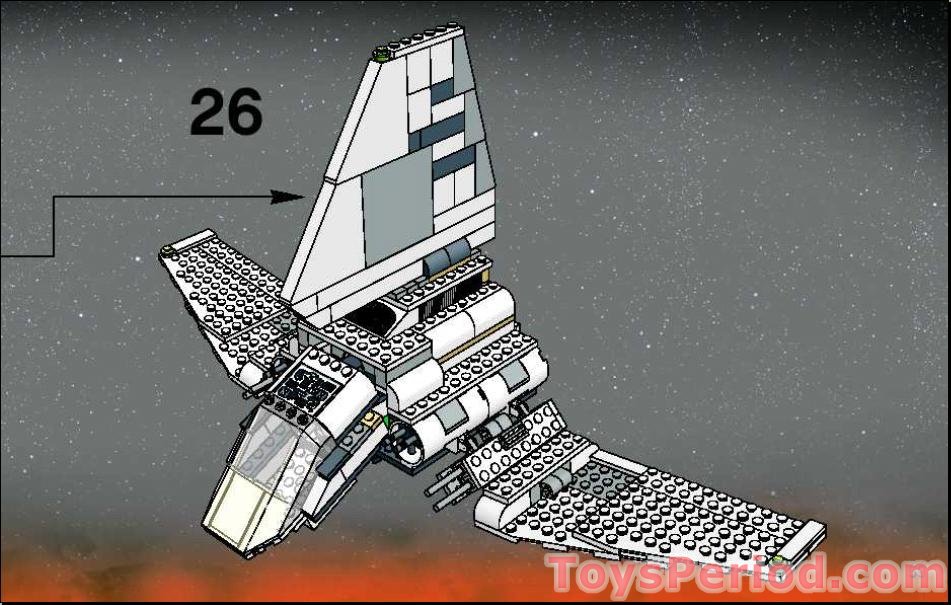 LEGO 7264 Imperial Inspection Instructions and Parts List