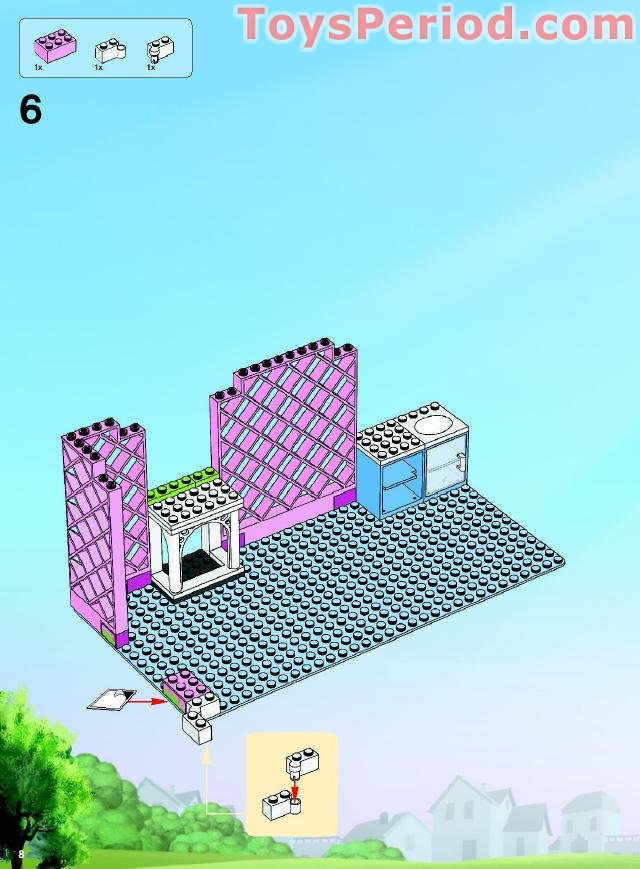 LEGO 7586 Sunshine Home Instructions and Parts List