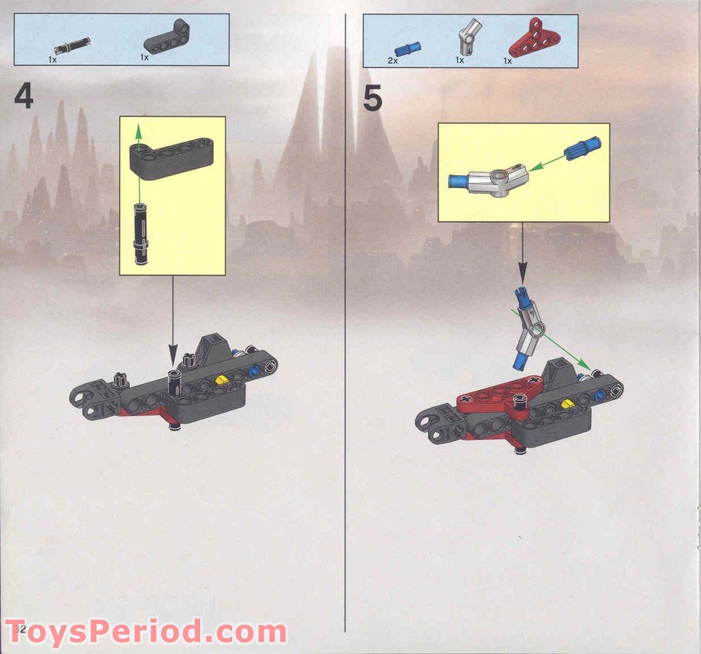 LEGO 8756 Sidorak Instructions and Parts List