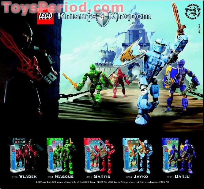 LEGO 8779 The Grand Tournament Instructions and Parts List