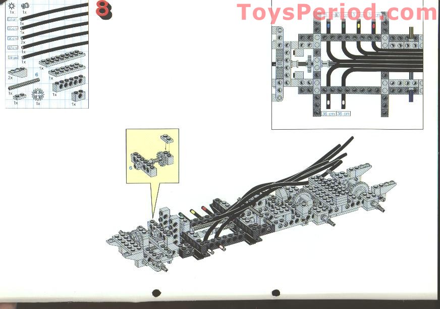 LEGO 8868 Air Tech Claw Rig Instructions and Parts List