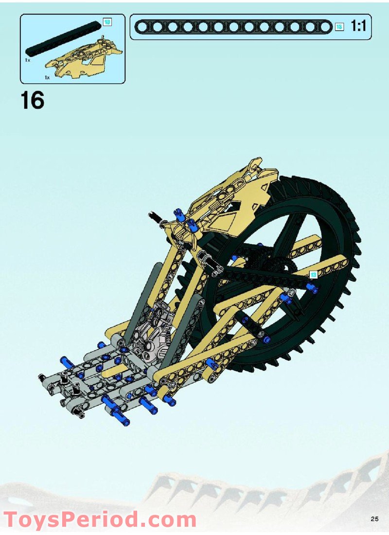 LEGO 8995 Thornatus V9 Instructions and Parts List